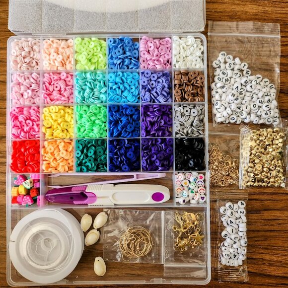 Michaels | Office | New Jewelry Making Kit 600 Polymer Clay Beads ...